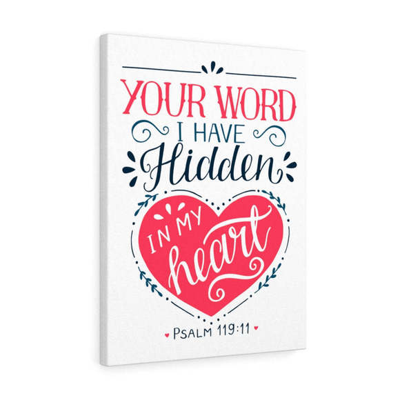 Express Your Love Gifts | Art | Scripture Sign Your Word Psalm 1911 Red ...